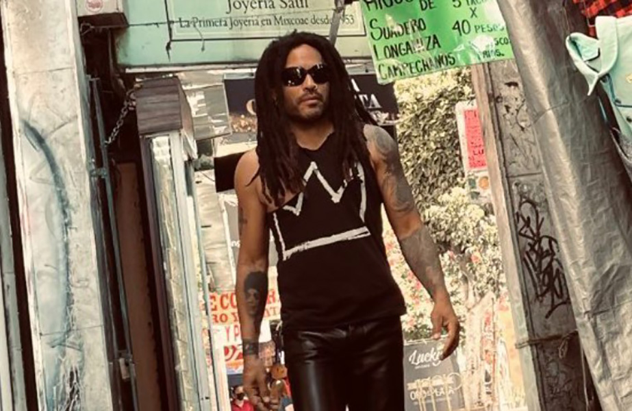 Lenny Kravitz presume visita a la CDMX, fans enloquecen por fotos ...
