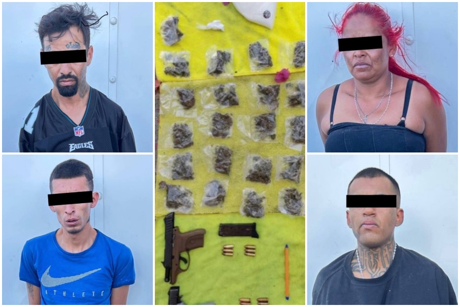 Detienen a cuatro con armas y drogas en la 10 de Mayo - ContrapuntoNews